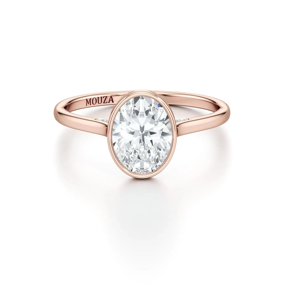 Hayley | Bezel Set Diamond Engagement Ring Hatton Garden - Mouza