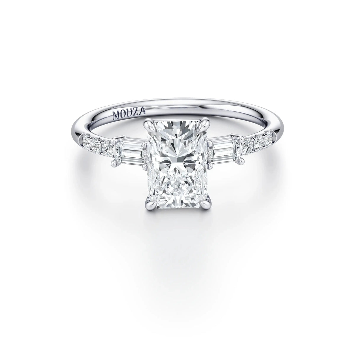 Jodi | Trilogy Diamond Band Engagement Ring Hatton Garden - Mouza